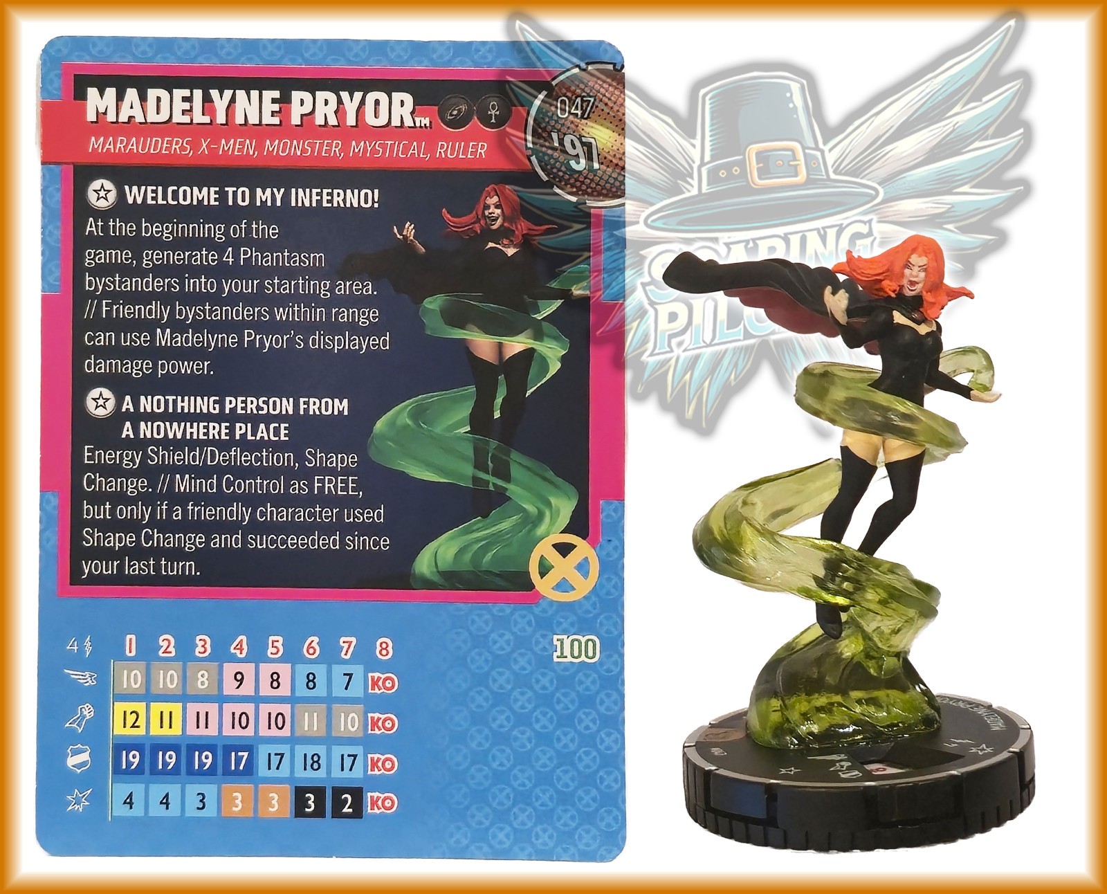 Marvel Heroclix MADELYNE PRYOR - 047 - CHASE X-Men '97 Set | eBay