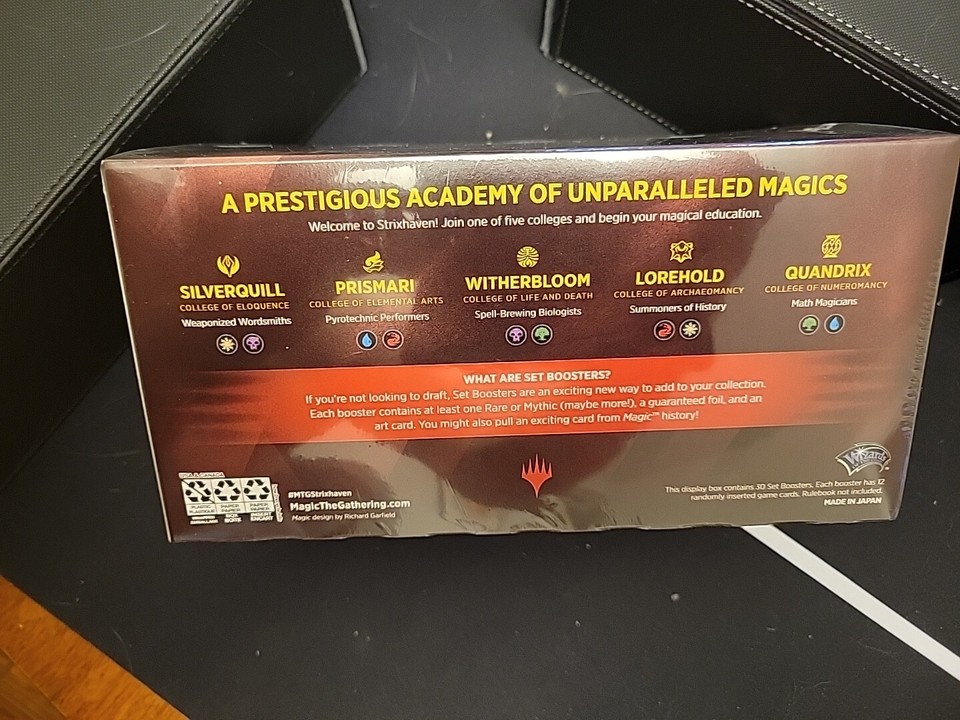 Magic the Gathering MtG STRIXHAVEN: SCHOOL OF MAGES Set Booster Box ...