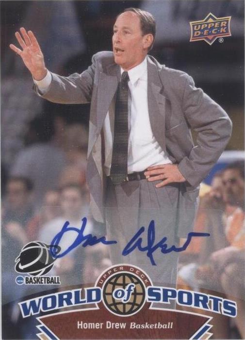 2010 Upper Deck World of Sports - Homer Drew #371 Autographs (AU, RC ...