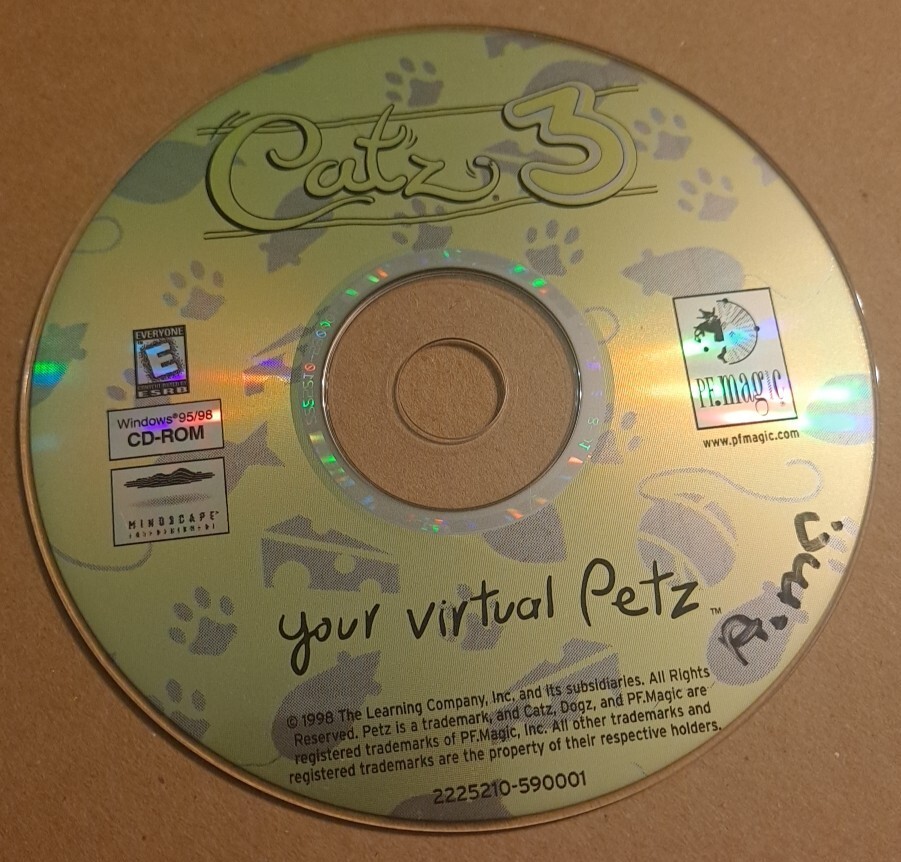 Catz 3 Windows 95/98 CD-ROM PC disc Only - Rare! | eBay