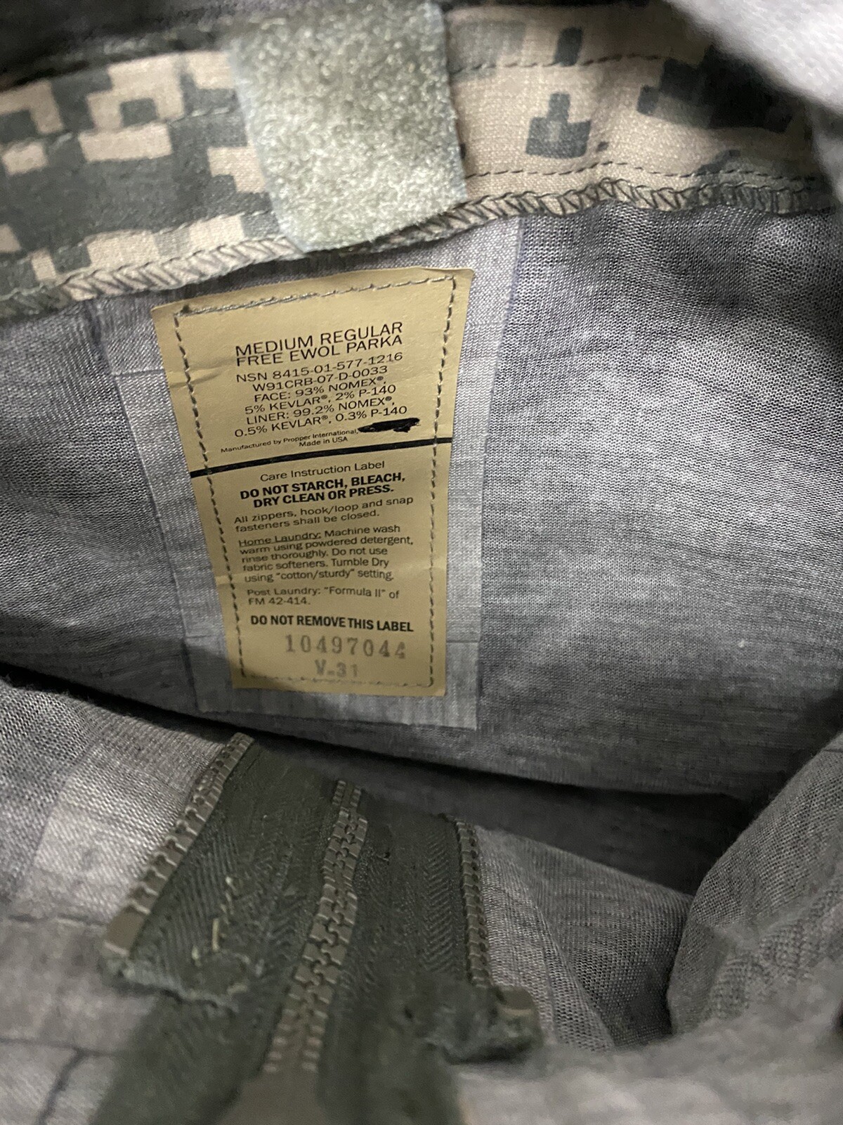 Gen IV Level 7 Lvl Parka EWOL FREE FIRE RESISTANT ACU Gore-Tex S/L | eBay