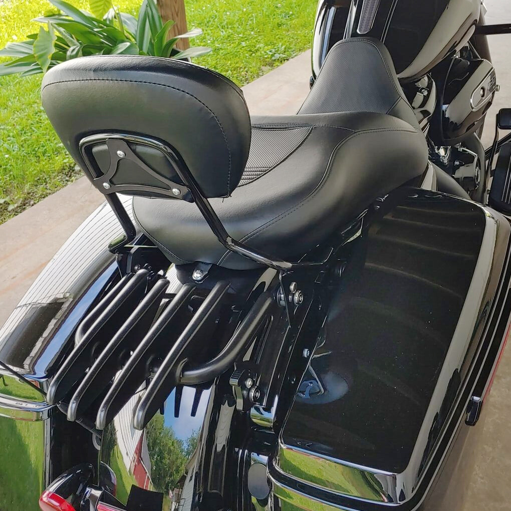 Detachable Stealth Luggage Rack Fit For Harley Davidson Touring Road ...