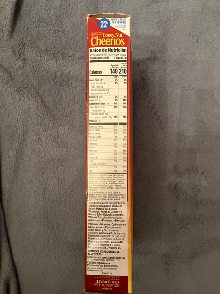 HONEY NUT CHEERIOS LIMITED EDITION K-POP TXT TAEHYUN 10.2oz SEALED BOX ...