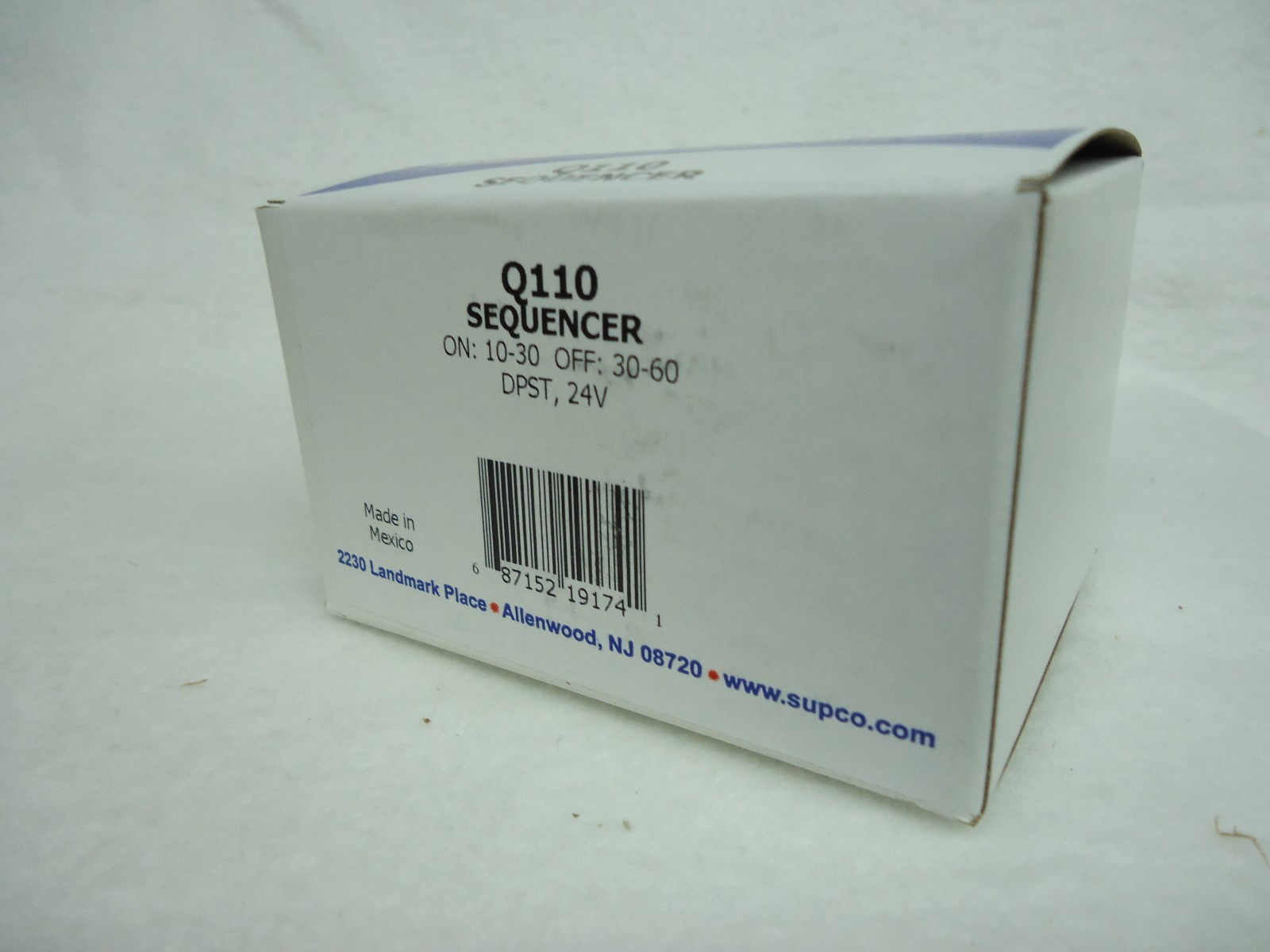 Electric Heat Sequencer Supco Q110 On 10-30 Off 30-60 for sale online ...