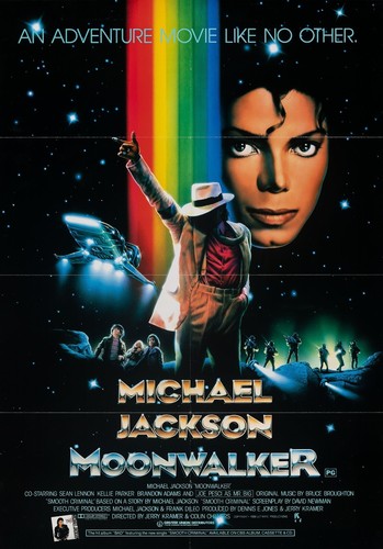NEW Michael Jackson Moonwalker 80's Movie Poster Print Canvas FREE ...