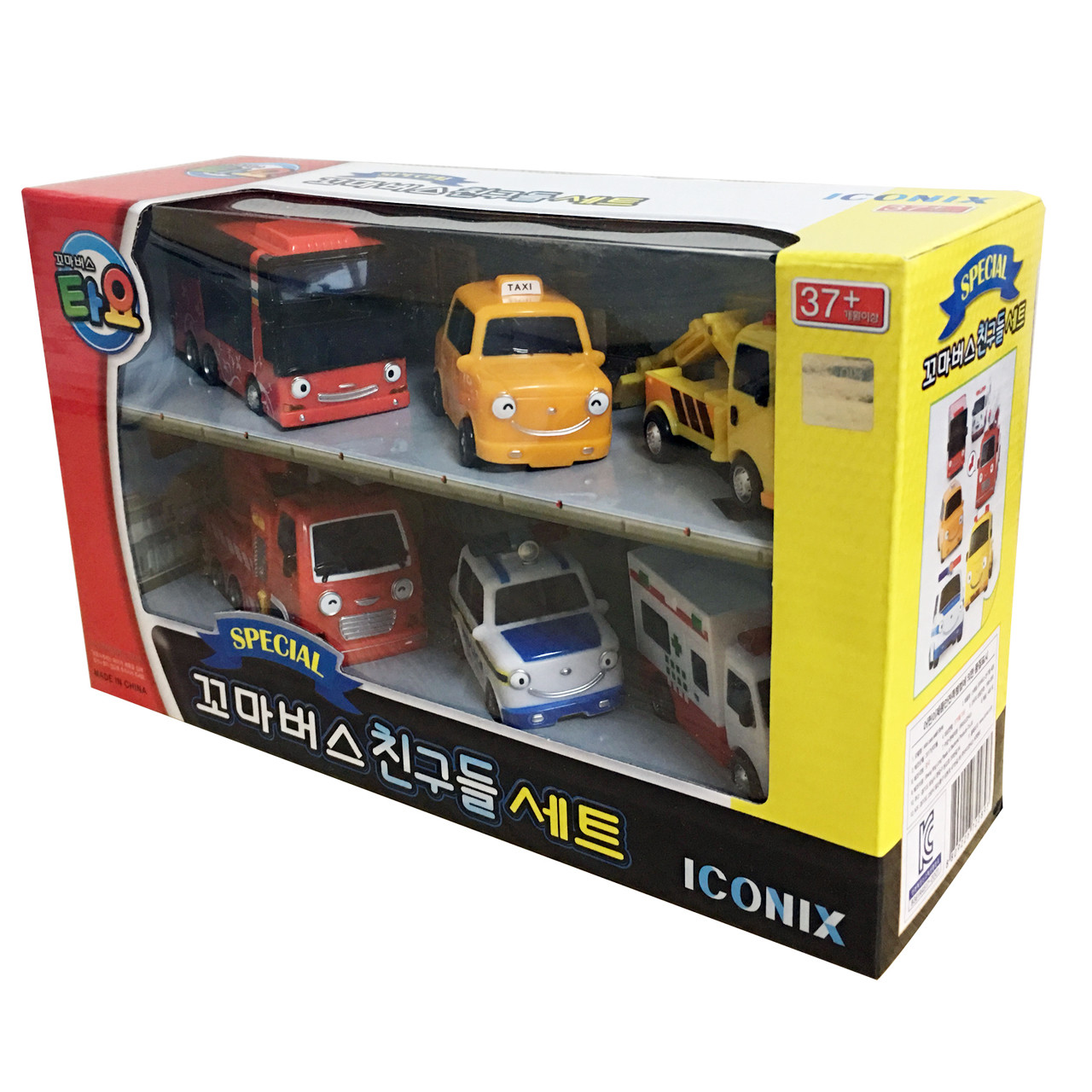 Little Bus Tayo Friends Special Mini 6 Pcs Toy Set (citu Alice Nuri Pat ...