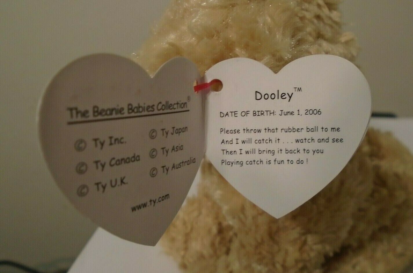 Ty Beanie Baby DOOLEY the Golden Retriever Dog 6" NEW MWMTs Stuffed ...