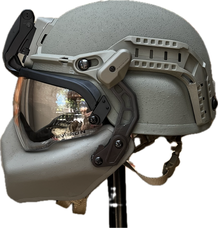 Medium SDS ACH Ballistic Advanced Combat Helmet w/ Revision Mandible ...