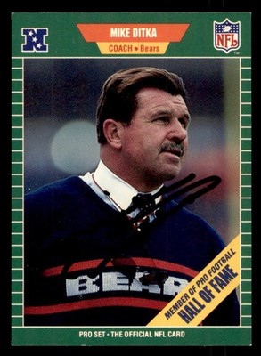 1989 Pro Set Football #53 Mike Ditka Signed Autograph (no COA) *e1 | eBay