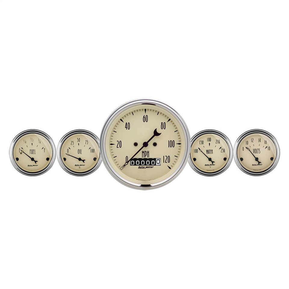 Auto Meter Gauge Set 1840; Antique Beige Beige | eBay