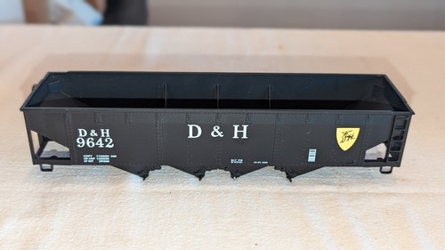 LIONEL O GAUGE DIE CAST DELAWARE AND HUDSON D & H HOPPER FREIGHT CAR ...