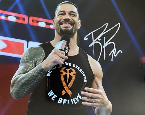 WWE ROMAN REIGNS AUTOGRAPHED SIGNED 8x10 PHOTO | eBay
