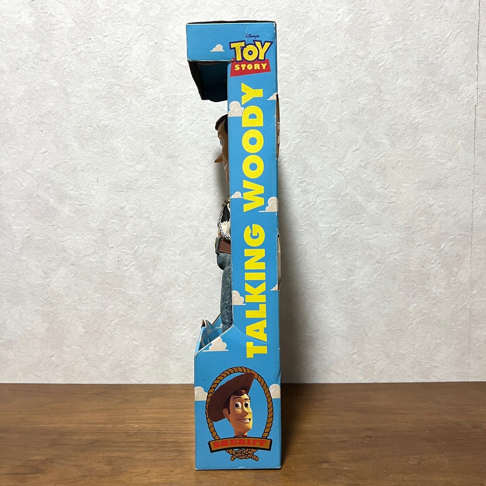 Disney Toy Story PULL-STRING TALKING WOODY Official Figure PIXAR ...