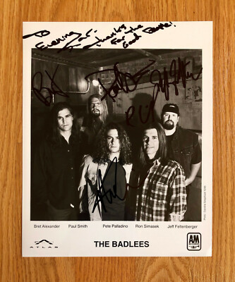 The Badlees 8" X 10" Promotional Press Photo Signed In-Person 1996 | eBay