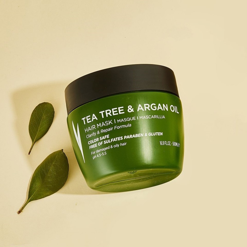 Luseta Tea Tree Hair Mask Clarify and Repair Hair Treatment for Oily ...