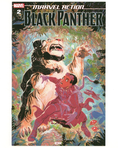 IDW Marvel Action: BLACK PANTHER #2 BAKER 1:10 Retailer Incentive ...