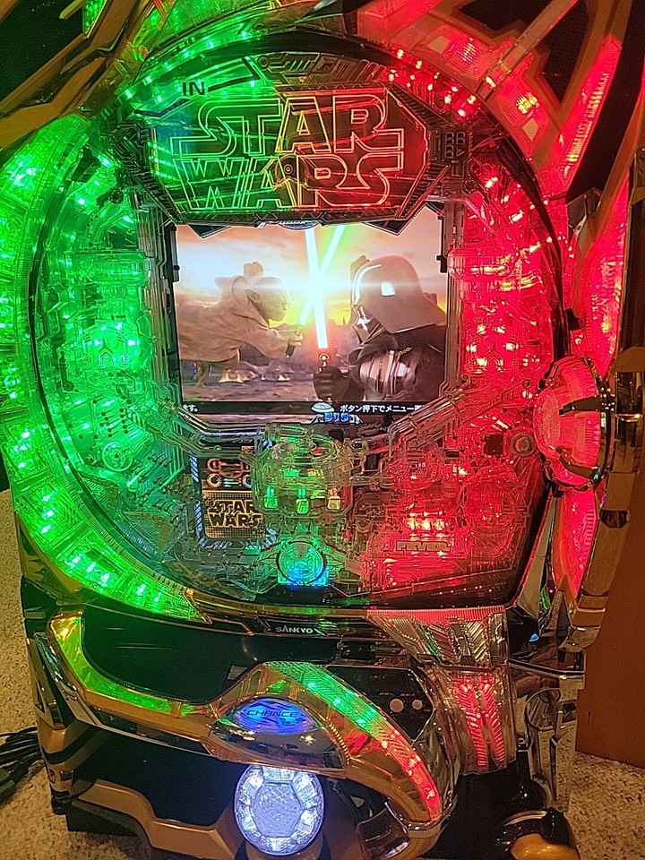 STAR WARS BATTLE VADER Pachinko Machine Japanese Slot Balls Fever ...