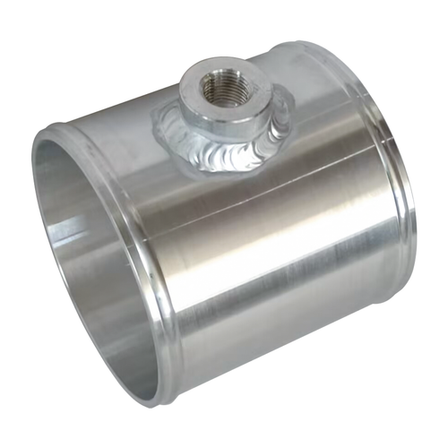 102mm 4" OD CNC Aluminium Intercooler Turbo Pipe With 3/8" Npt Bung ...