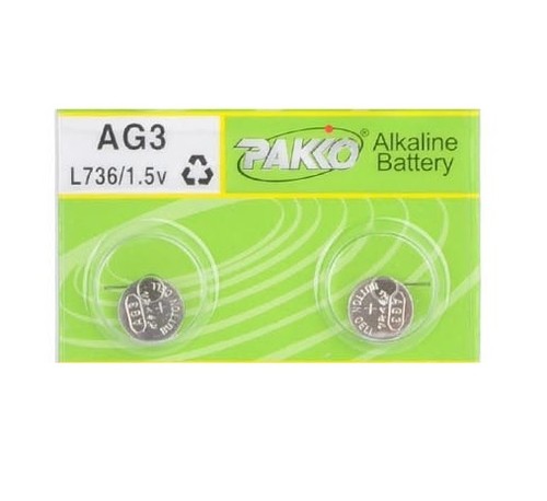 AG3 (2) LR41 392A 192 SR41 LR736 CX41 392 Alkaline Button Battery | 1.5 ...