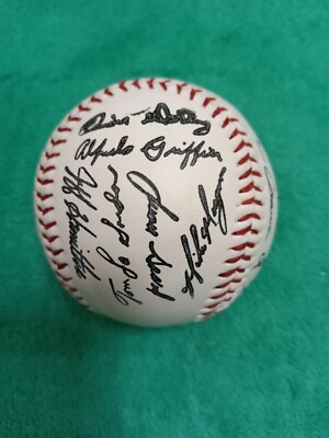 LA DODGERS SIGNED TEAM BALL FACSIMILE BASEBALL NEW READ B4 BUY | eBay