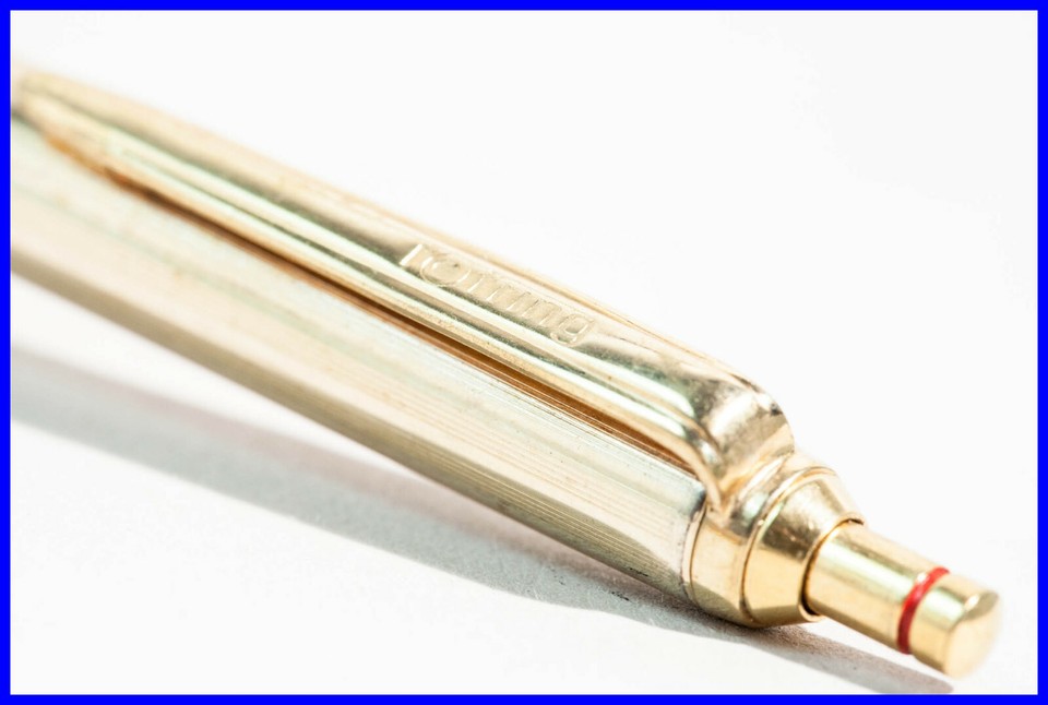 Space Age Design Rotring Gold Doubled Ballpoint Pen Made around 1960 | eBay