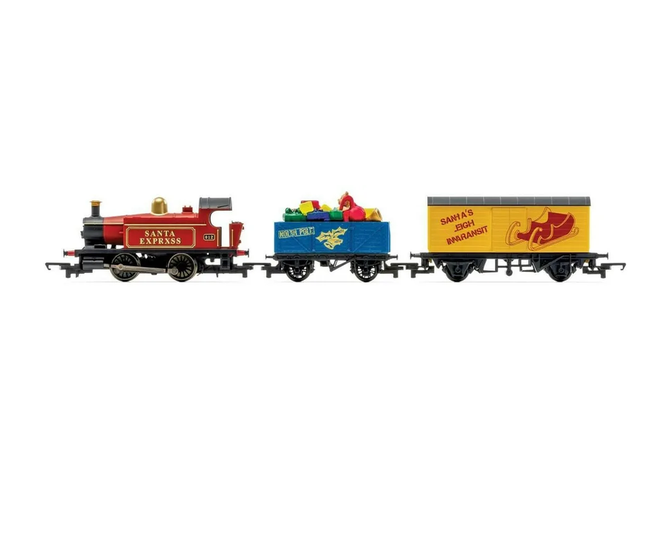 Hөrɳby Santa's Express Christmas Train Set OO Gauge Model Train Set ...
