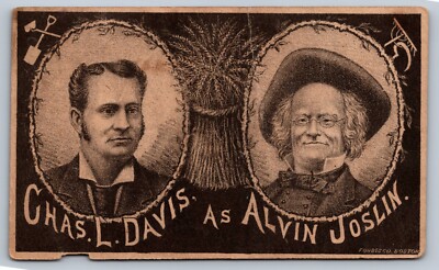 VTC CHARLES DAVIS AS ALVIN JOHNSON w/EMMA VERN in play "ALVIN JOSLIN ...