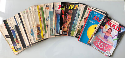 MAD Magazine Bundle; issues 205 to 248 + 281 + 350 (46 issues) + 2 MAD ...