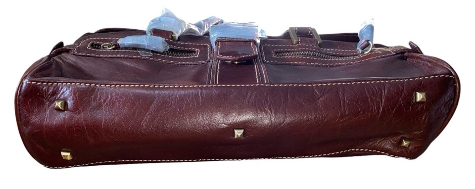 Northstyle Handbag Brown Leather Shoulder Bag Purse Muti Pocket Snap ...