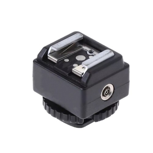 Flash to Camera Hot Shoe Converter Adapter PC Sync Socket For Nikon For ...