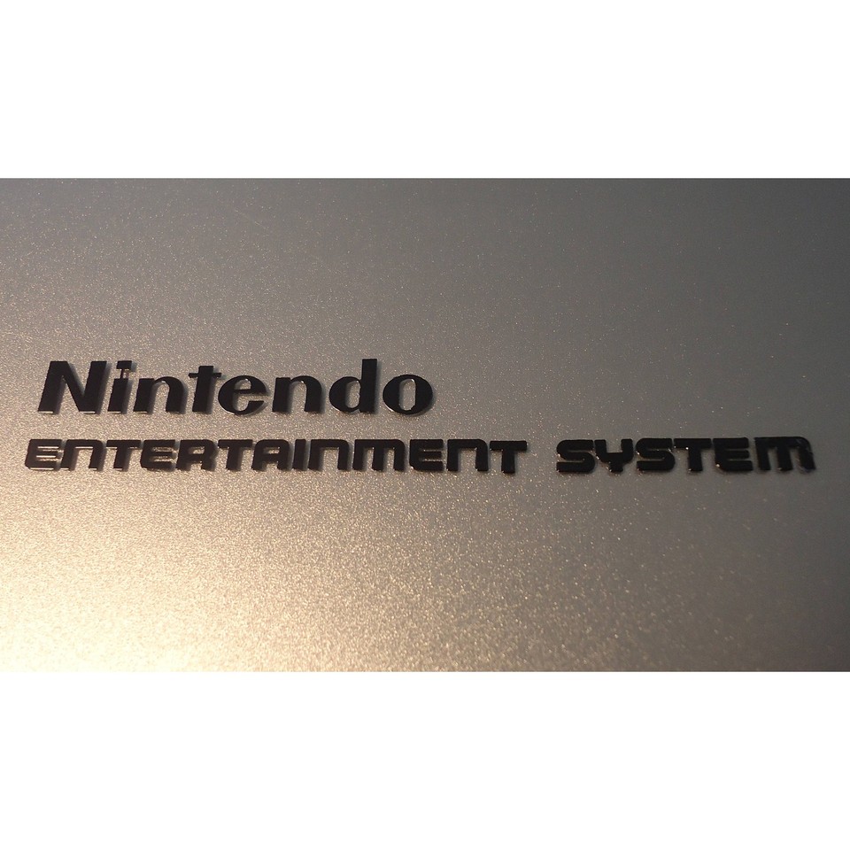Nintendo NES Label / Aufkleber / Sticker / Badge / Logo 74 x 11mm[268c ...