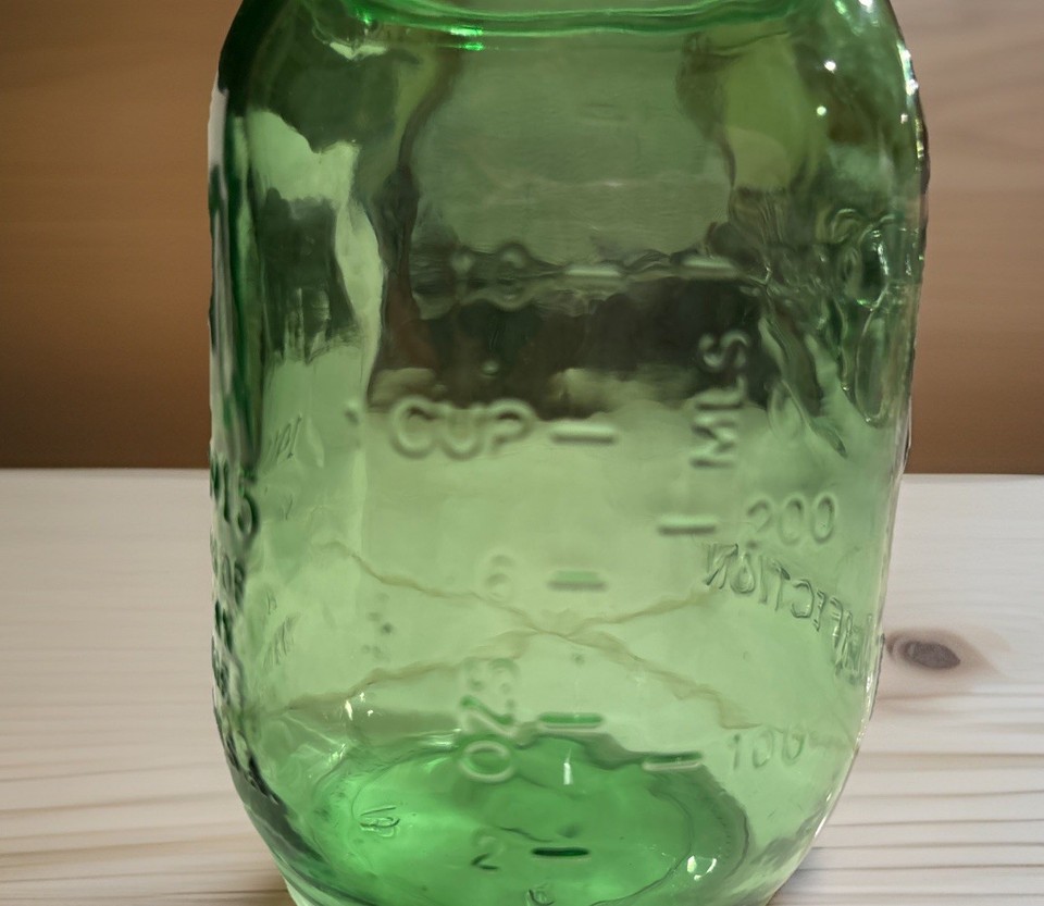Ball Perfection Green Mason Jar Pint 1913 -1915 100 Years American ...