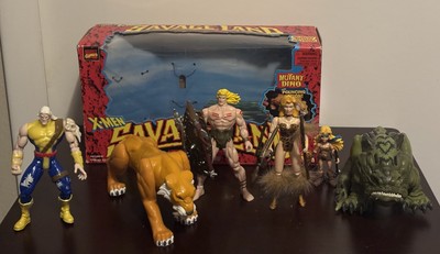 Marvel Comics X-Men Savage Land Ka-zar & Zabu Lot Action Figure Set ...