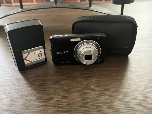 Sony Cyber-shot DSC-W310 12.1MP Black Camera Not Tested | eBay