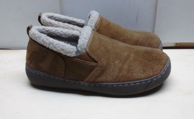 L.B. Evans Hideaways Brown Suede Slip On Bootie Slippers Indoor Men's ...