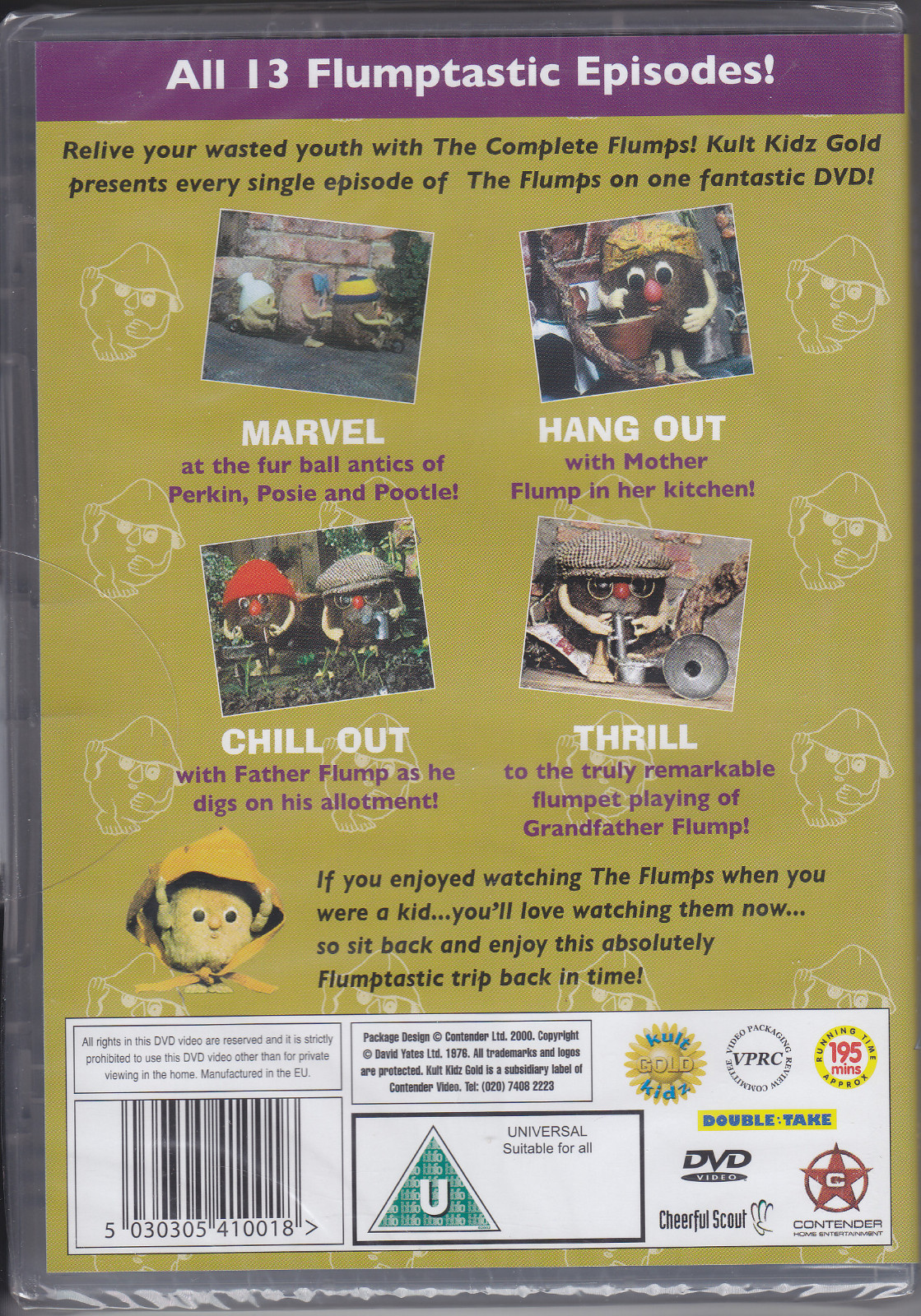 The Complete Flumps - All 13 Flumptastic Episodes New & Sealed R2 DVD ...