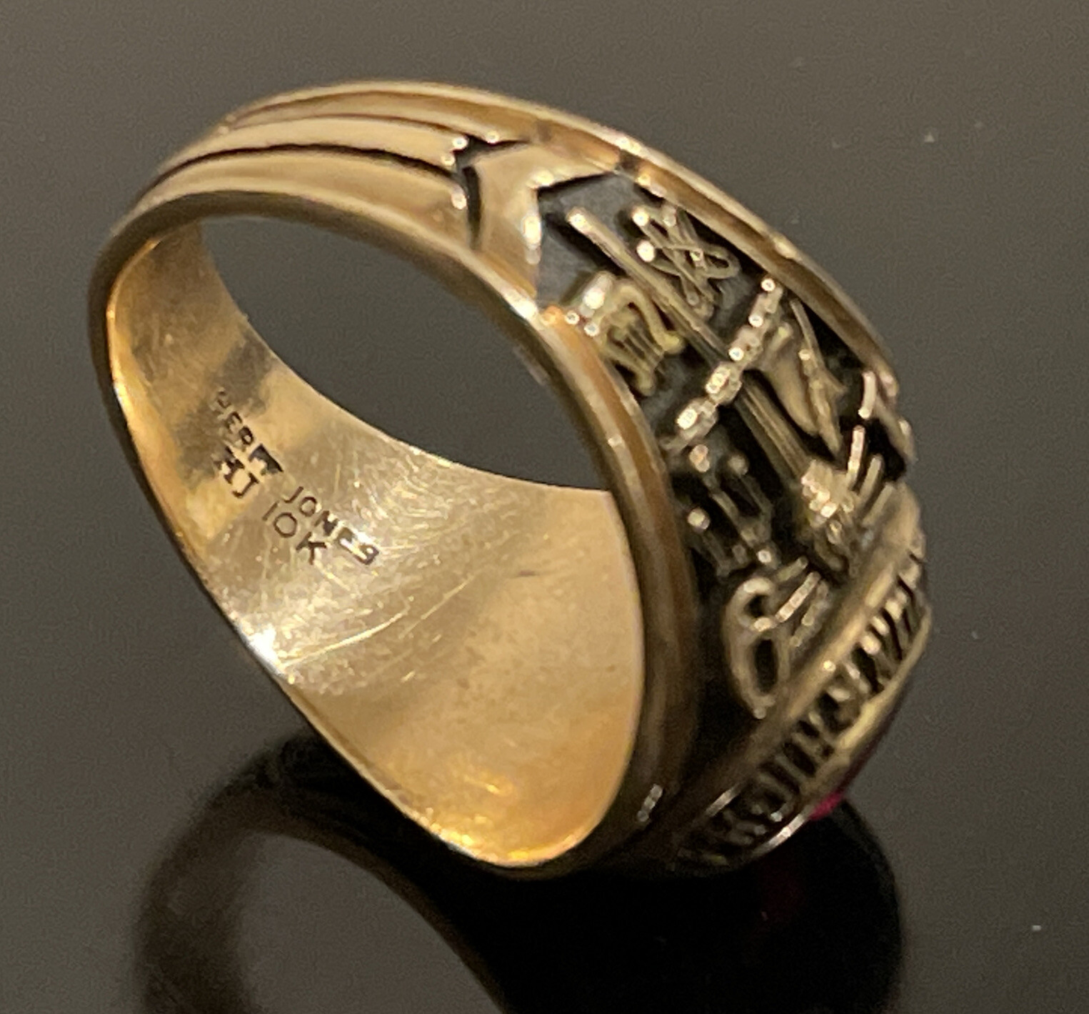 Herff Jones 10K Gold Graduation Ring North Farmington… - Gem