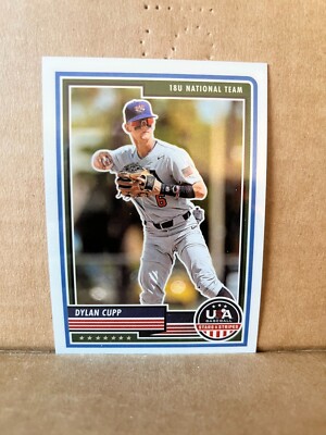 Dylan Cupp 2023 Panini Stars & Stripes USA Baseball Optichrome Base ...