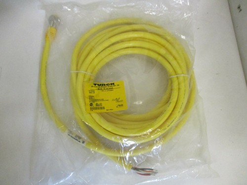 NEW TURCK RSM-56-8M CORDSET 5 PIN FEMALE CONNECTOR 8 METER CABLE | eBay