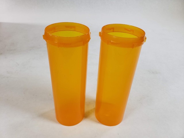 Case Of 70 Berry Friendly And Safe VL-60 Light Amber Plastic Vials for ...