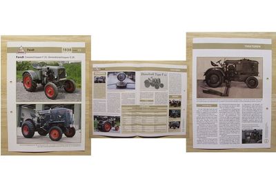 FENDT Traktor Schlepper Dieselross F 22 / G 25 1938 Weltbild | eBay.de