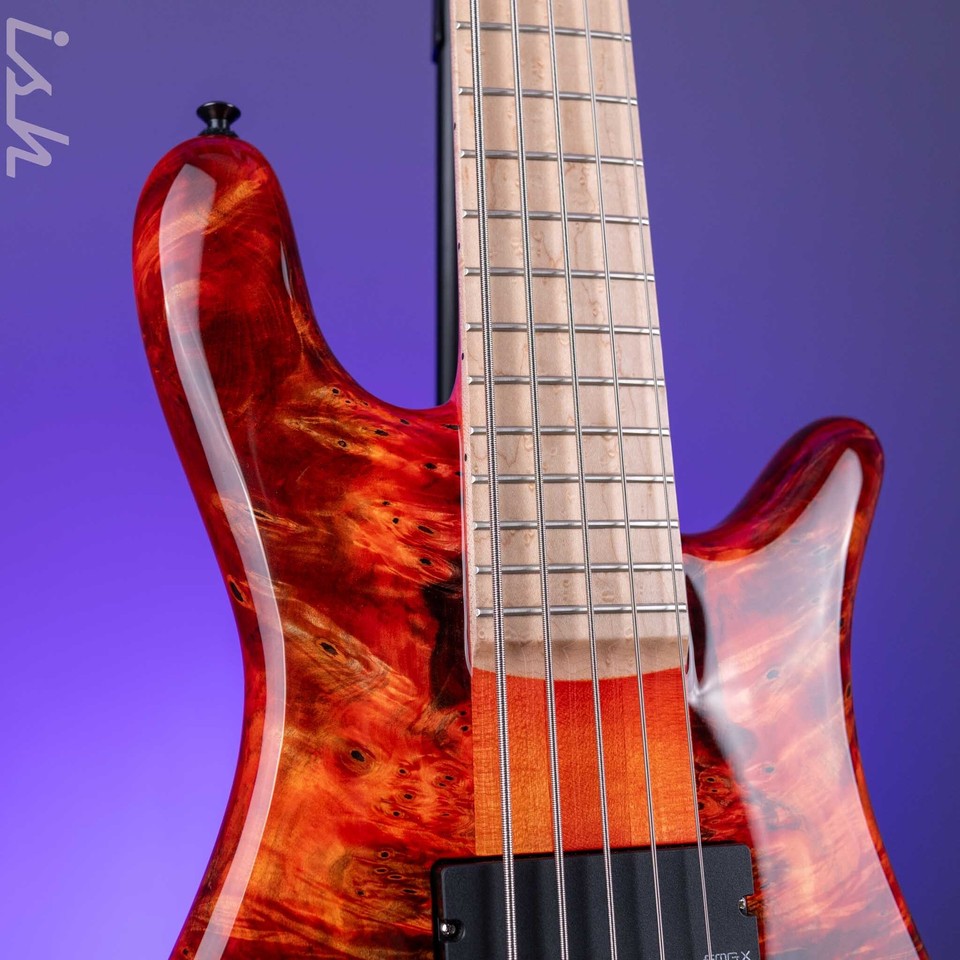 Spector USA NS-5 5-String Bass Inferno Red Custom Finish | eBay