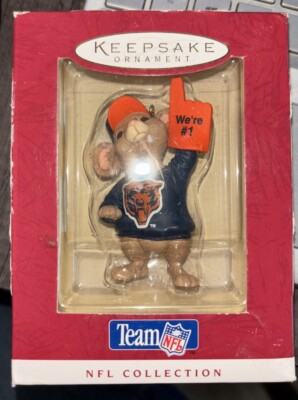 Hallmark Keepsake Ornament-Chicago Bears Mouse from NFL Collection 1996 ...