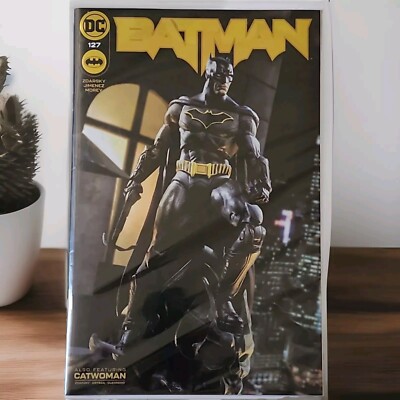 DC UNIVERSE McFarlane Exclusive Batman #127 Comic Gold Foil Variant ...
