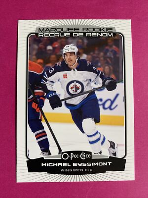 🐶 2022-23 O-Pee-Chee Marquee Rookies #587 Michael Eyssimont Winnipeg ...