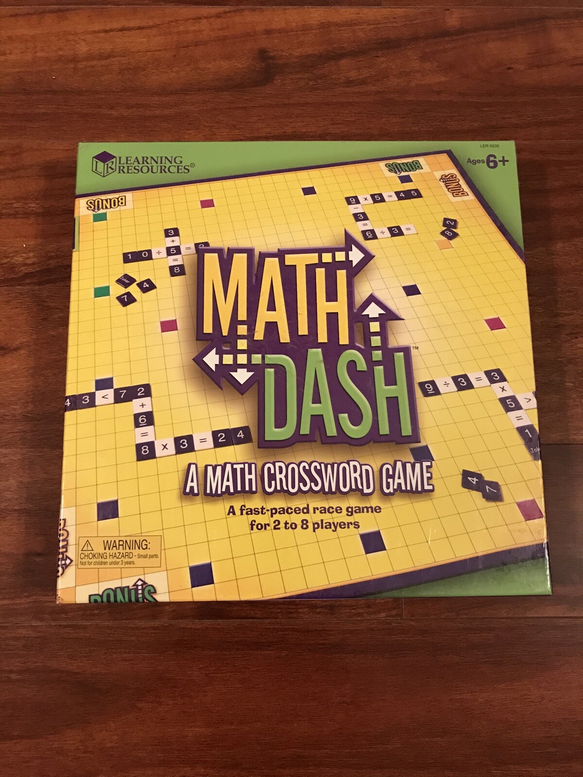LEARNING RESOURCES Math Dash Game 2-8 players Classroom NEW IN BOX Ages ...