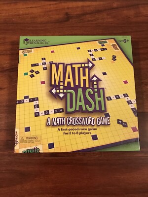LEARNING RESOURCES Math Dash Game 2-8 players Classroom NEW IN BOX Ages ...