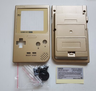 GBP Nintendo Game Boy Pocket Replacement Housing Shell Screen gold | eBay