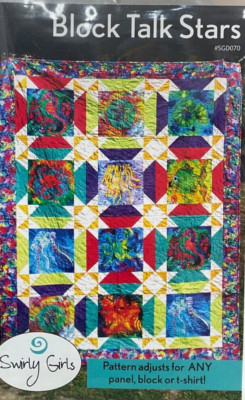 SWIRLY GIRLS #SGD070 - BLOCK TALK STARS QUILT PATTERN | eBay