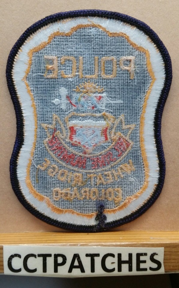 WHEAT RIDGE, COLORADO POLICE SHOULDER PATCH CO | eBay